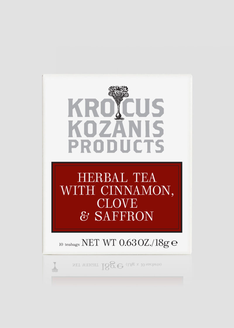 HERBAL TEA WITH CINNAMON, CLOVE & GREEK SAFFRON – krocus Kozanis